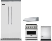 Viking VCSB5423SS 42 Inch Built-in Side by Side Refrigerator with 25.3 ...