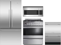 Fisher & Paykel RF170ADX4N 31 Inch Counter Depth French Door ...