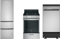 GE JGAS640RMSS 24 Inch Freestanding Gas Range with 2.9 cu. ft. Oven ...