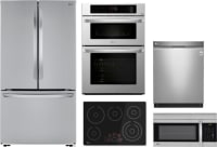 LG LCE3010SB 30 Inch Smoothtop Electric Cooktop with Triple Elements ...