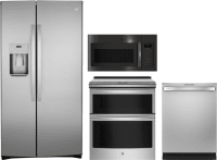 GE GSS25IYNFS 36 Inch Side by Side Refrigerator with 25.1 cu. ft ...