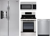 LG LSXC22426S 36 Inch Counter Depth Side by Side Smart Refrigerator ...
