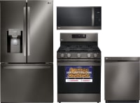 LG LRFS28XBD 36 Inch Smart French Door Refrigerator with 28 cu.ft. Capacity, WiFi Enabled, ThinQ ...