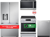 LG LSIL6336FE 30 Inch Slide-in Induction Smart Range with 5 Radiant ...