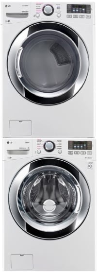 LG KSTK1 27 Inch Laundry Stacking Kit in Chrome
