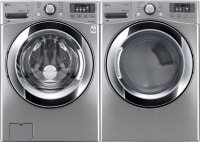 LG WM3670HVA 27 Inch 4.5 cu. ft. Front Load Washer with Steam, Smart ...