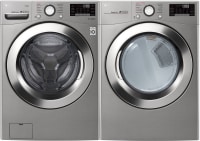 LG DLEX3700V 27 Inch 7.4 cu. ft. Electric Dryer with Wi-Fi, TrueSteam ...