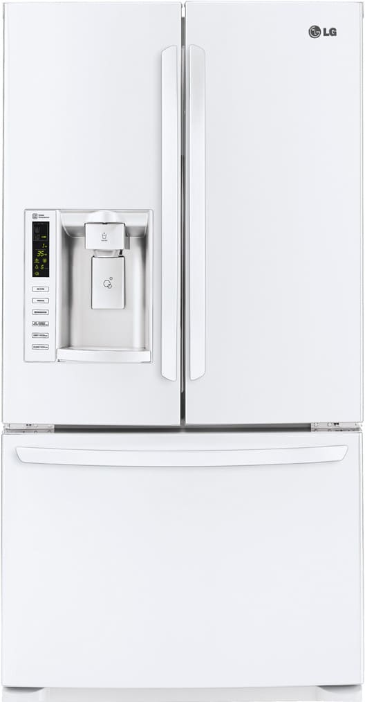 LG LFX25974SW 36 Inch French Door Refrigerator with 24.7 cu. ft ...
