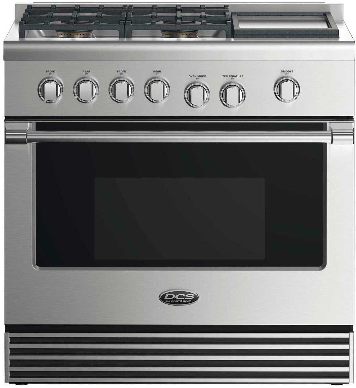 DCS RDV2364GDN 36 Inch Dual Fuel Range with 4 Sealed Gas Burners, 4.8 ...