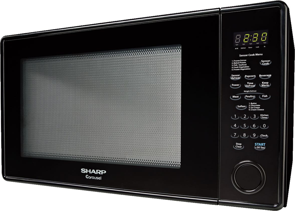 Sharp R659YK 2.2 cu. ft. Countertop Microwave Oven with 1,200 Watts ...