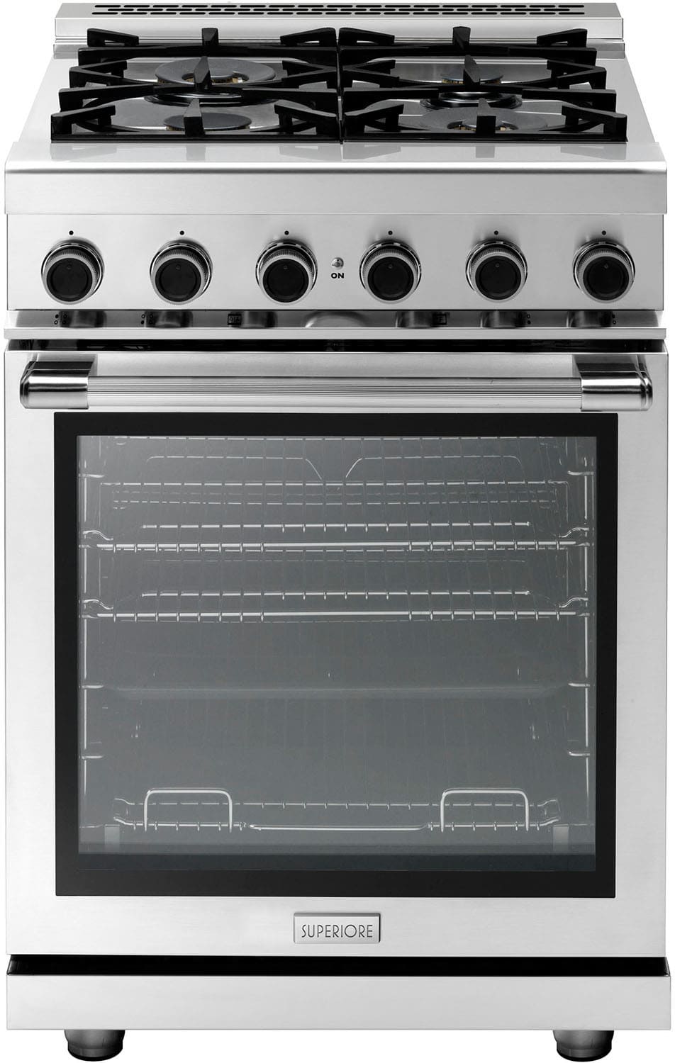 Superiore RN241GPSS 24 Inch Freestanding Gas Range with Convection ...