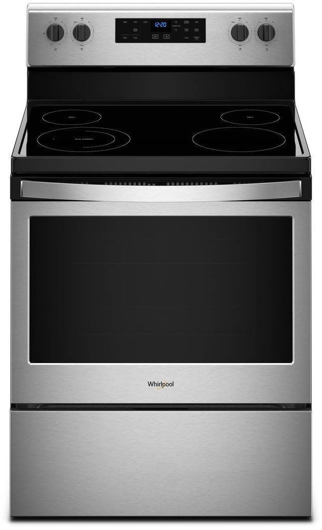 Whirlpool WFE505W0HS 30 Inch Freestanding Electric Range with Frozen ...