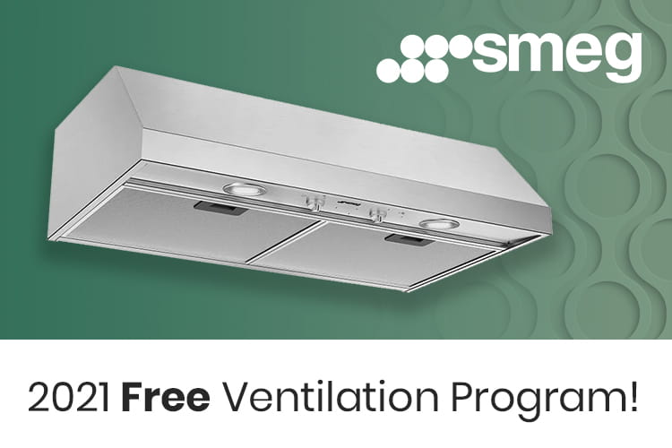 Smeg KPF48UAN 48 Inch Wall Mount Chimney Hood with Recirculating Option ...