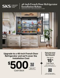 SKS SKSFD4826P 48 Inch Built-in 6-Door French Door Refrigerator with 26 ...